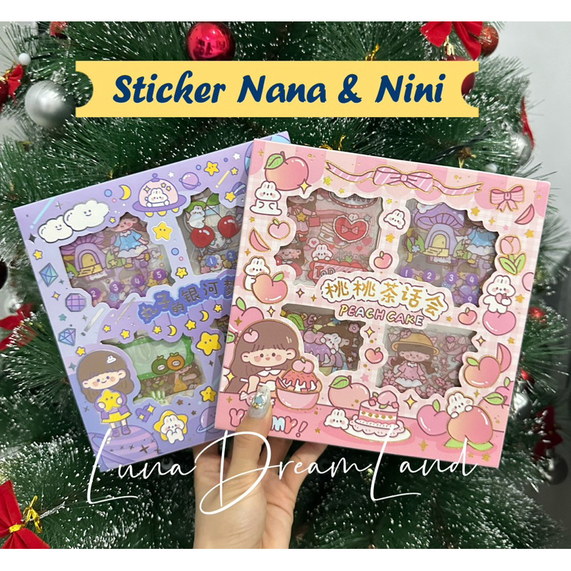 Jual Sticker Nini & Nana 100 Lembar | Shopee Indonesia