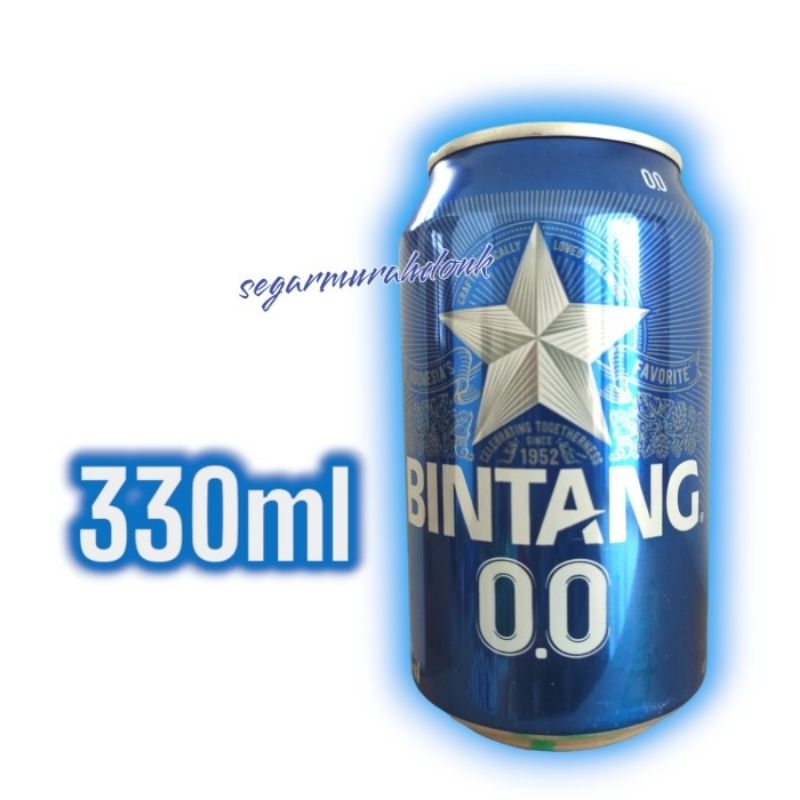 Jual BINTANG ZERO CAN 330 ml 0% minuman instan kemasan kaleng | Shopee Indonesia