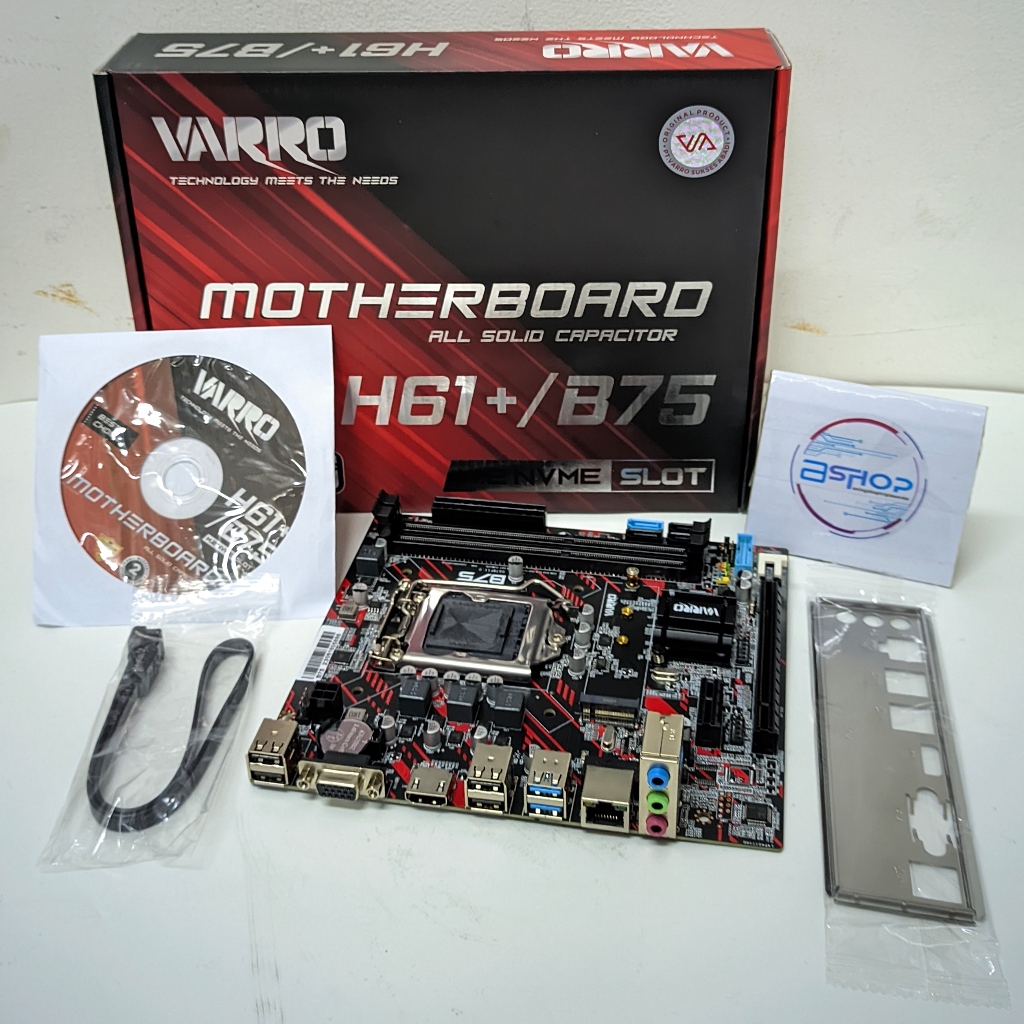Jual Mainboard VARRO H61/B75 Socket 1155 Nvme | Shopee Indonesia