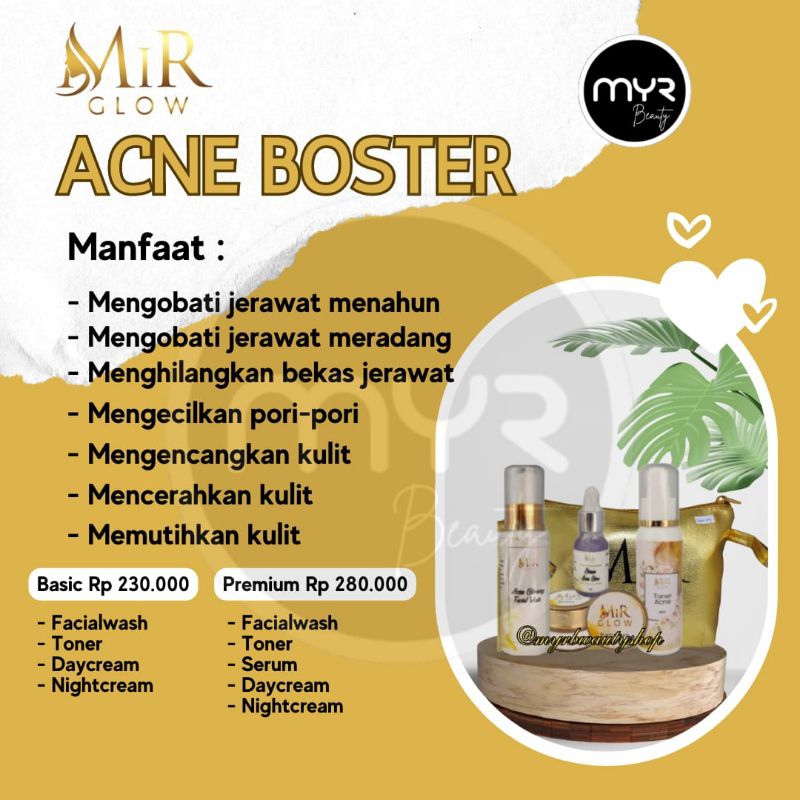 Jual MIR GLOW SKINCARE 1 PAKET + SERUM | Shopee Indonesia