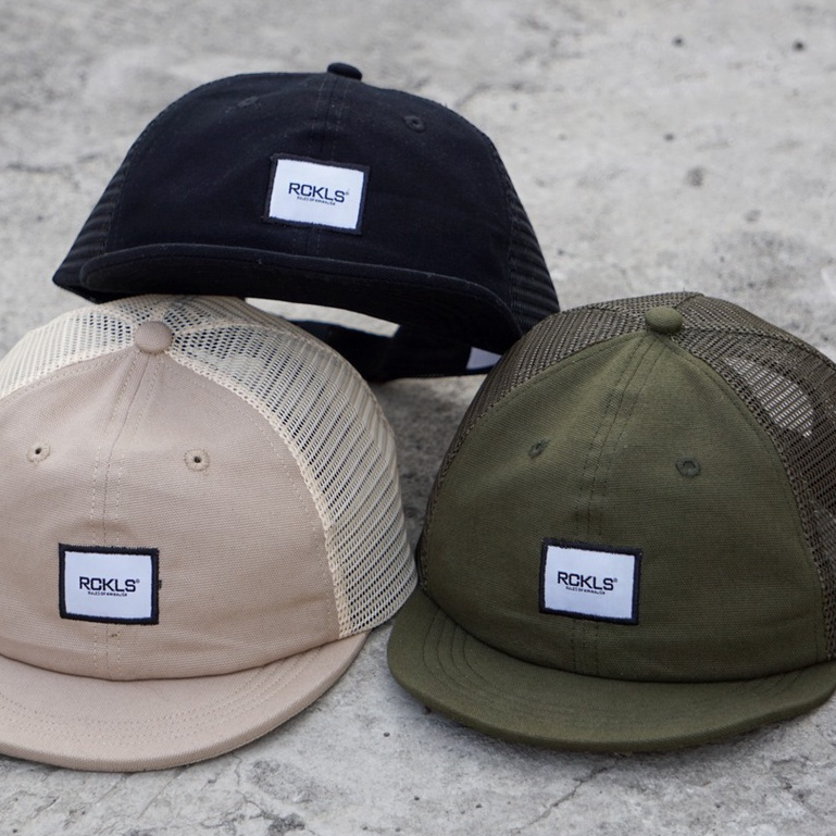 Jual RCKLS Mesh Caps Topi Pria Visor Pendek | Topi Sepeda | Visors Bisa ...