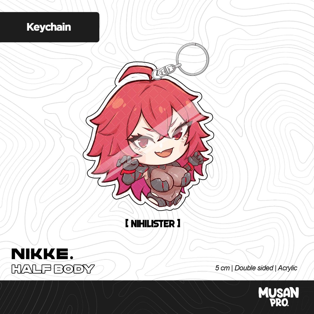 Jual Keychain NIKKE - Rapi - Laplace - Nihilister - Helm - Modernia ...