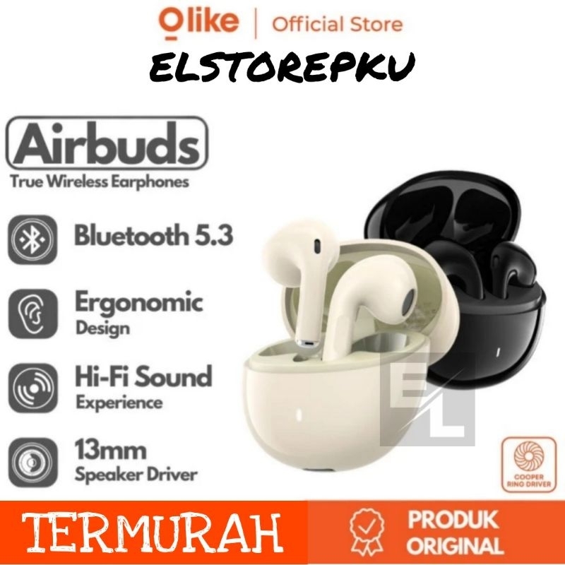 Jual Olike TWS Earphone Wireless Bluetooth 5.3 HiFi Sound Experience Airbuds Earbuds T401 + T202 ...