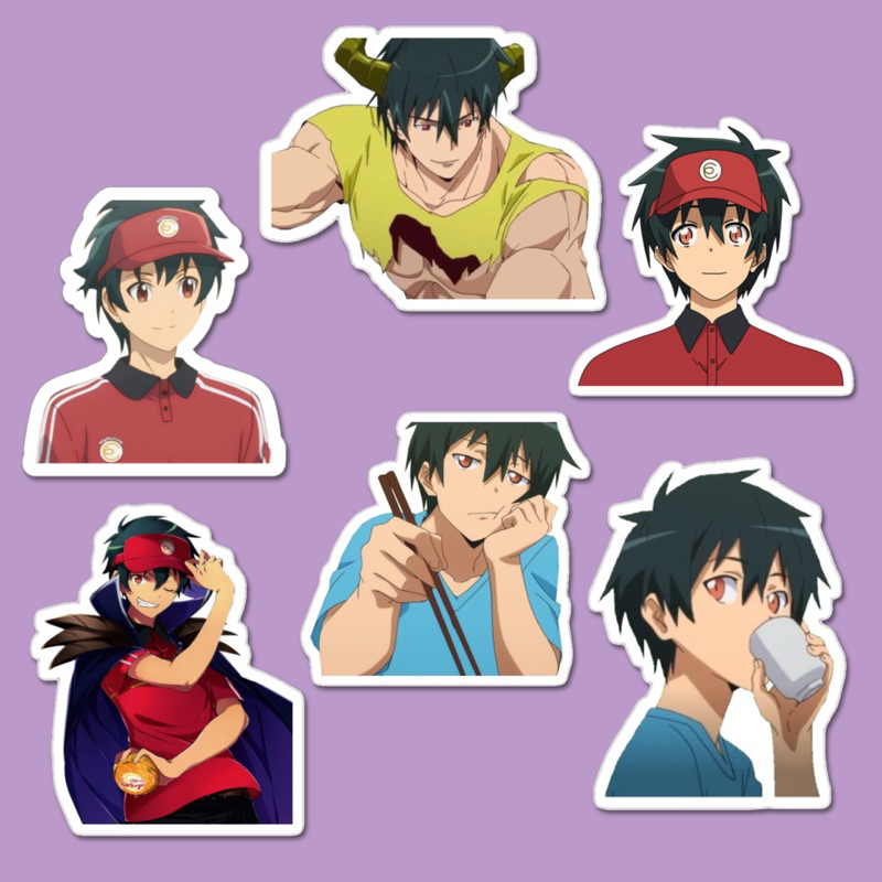 Jual Sticker Anime Hataraku Maou Sama The Devil Is A Part Timer Sadou