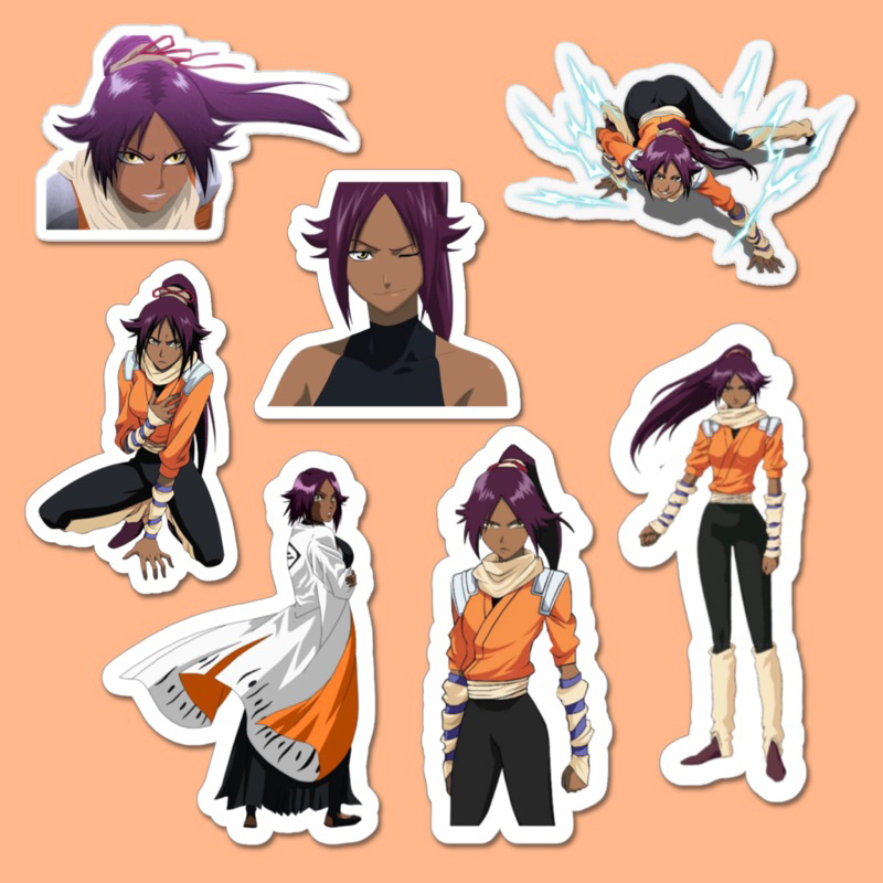 Jual Sticker Anime Bleach kurosaki ichigo rukia urushihara kon orihime ...