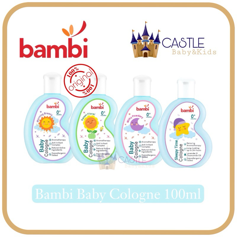 Jual Bambi - Baby Cologne 100ml - Minyak Wangi Bayi - Pewangi / Parfum ...