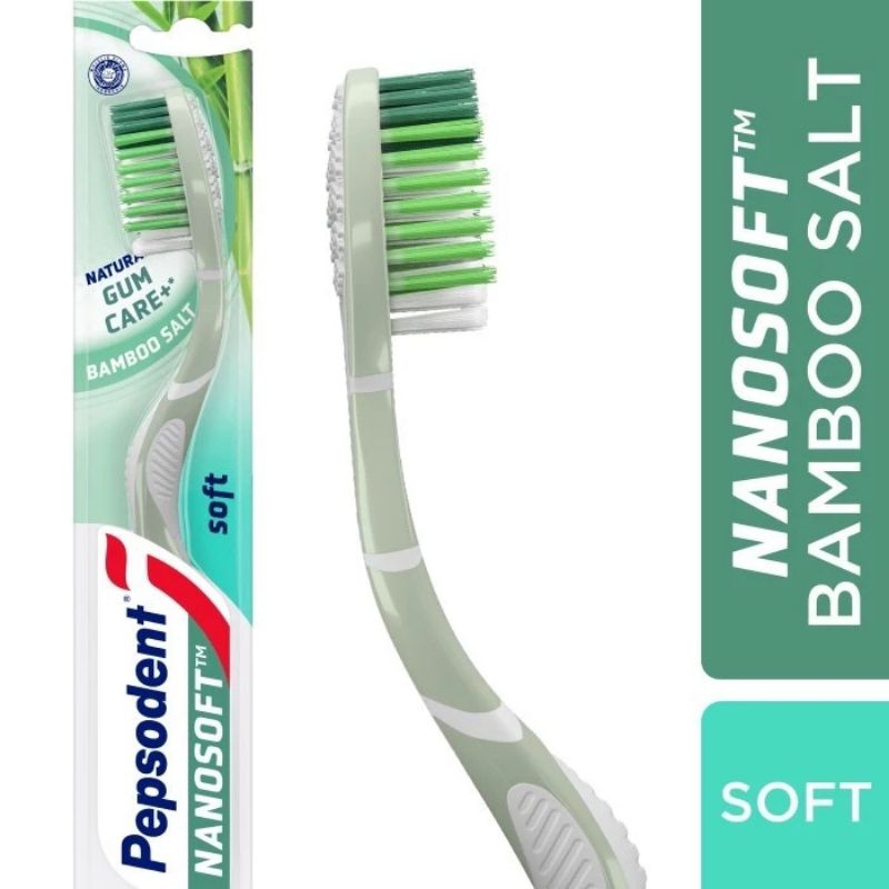 Jual Pepsodent Nanosoft Natural Gum Care Bamboo Salt Isi 1 | Shopee ...