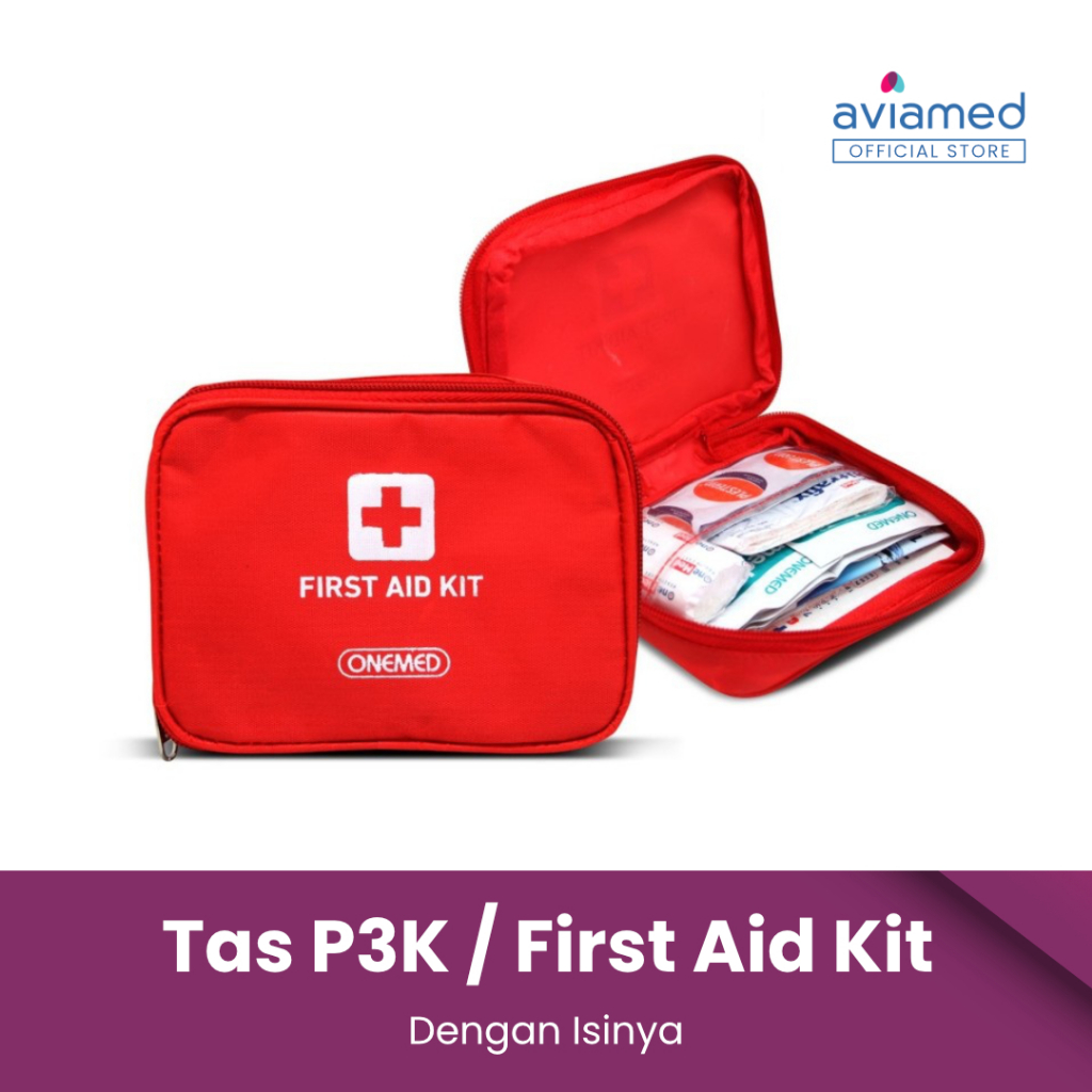 Jual Tas P3K Mini Lengkap dengan Isinya / First Aid Bag Kit OneMed ...