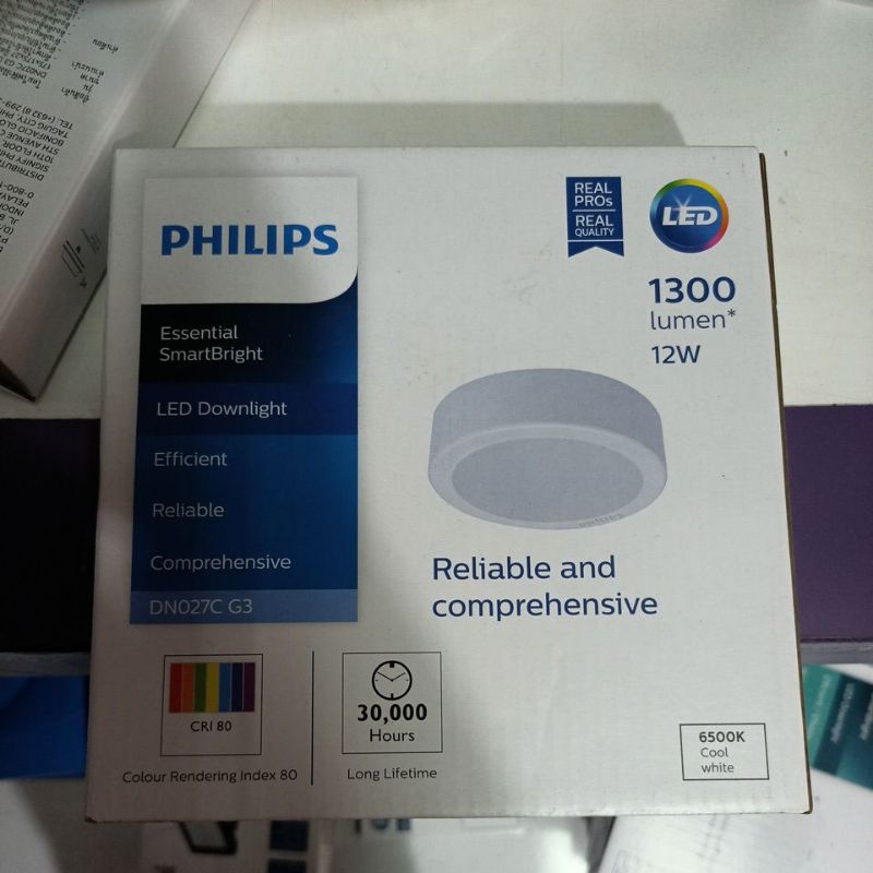 Jual philips led downlight dn027c 12w outbow 7inch | Shopee Indonesia