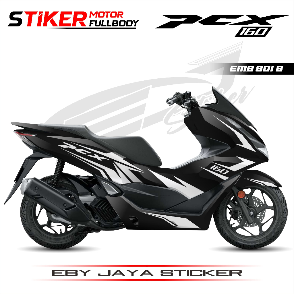 Jual STIKER MOTOR FULL BODY PCX SIAP PAKAI-STIKER FREE CUSTOM TULISAN ...