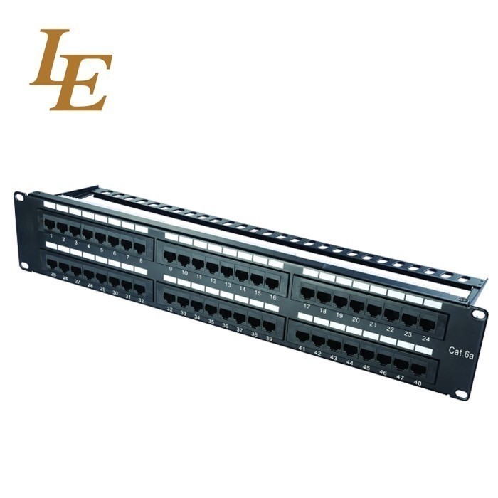 Jual Patch Panel 48 Port Cat6 Rj45 Plug With Modular / PatchPanel ...