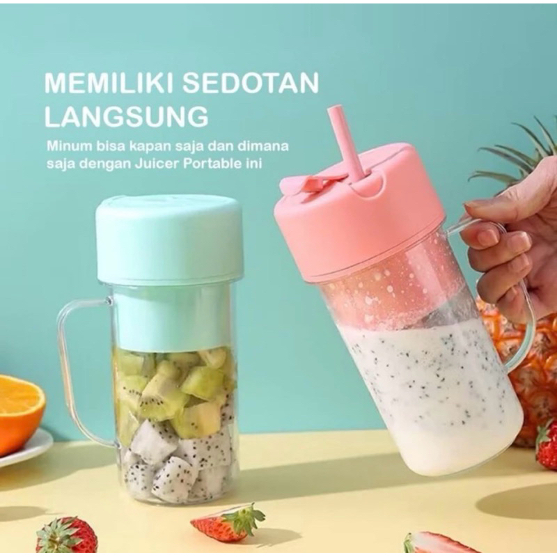 Jual Blender Portable 2in1 USB Electric / Blender botol / blender mudah ...
