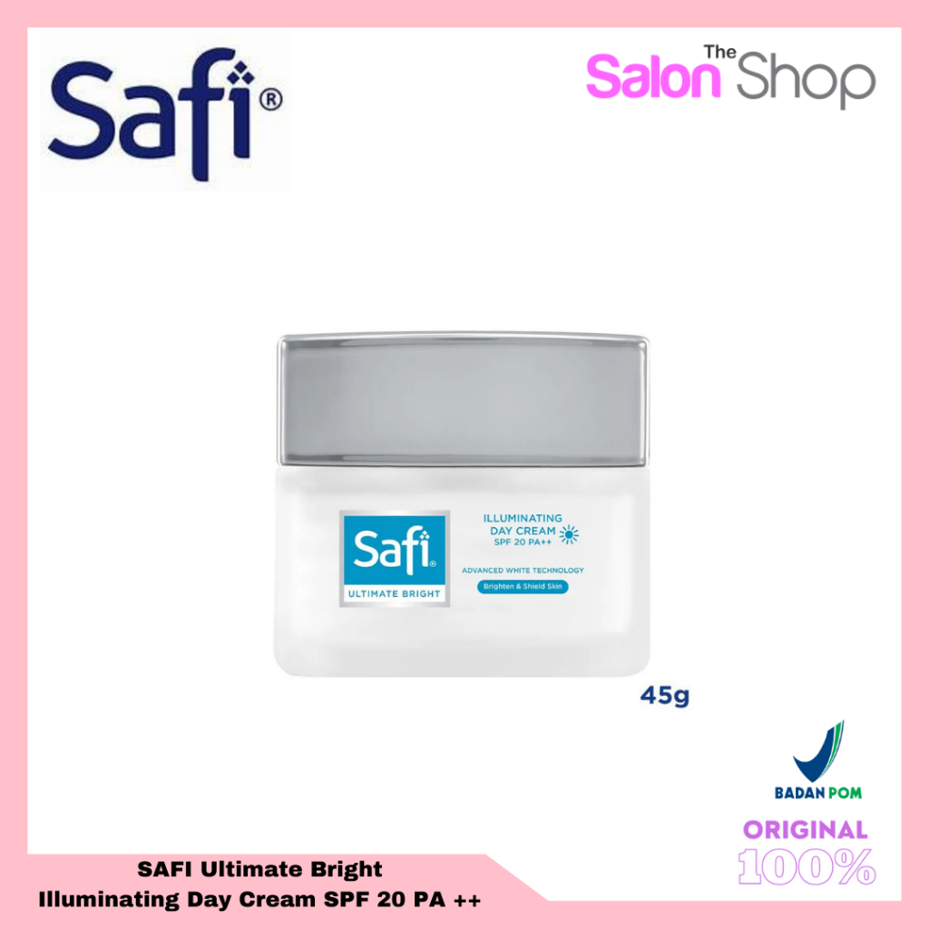 Jual Safi Ultimate Bright Illuminating Day Cream SPF 20 PA ++ 45gr | gdkd01 | Shopee Indonesia