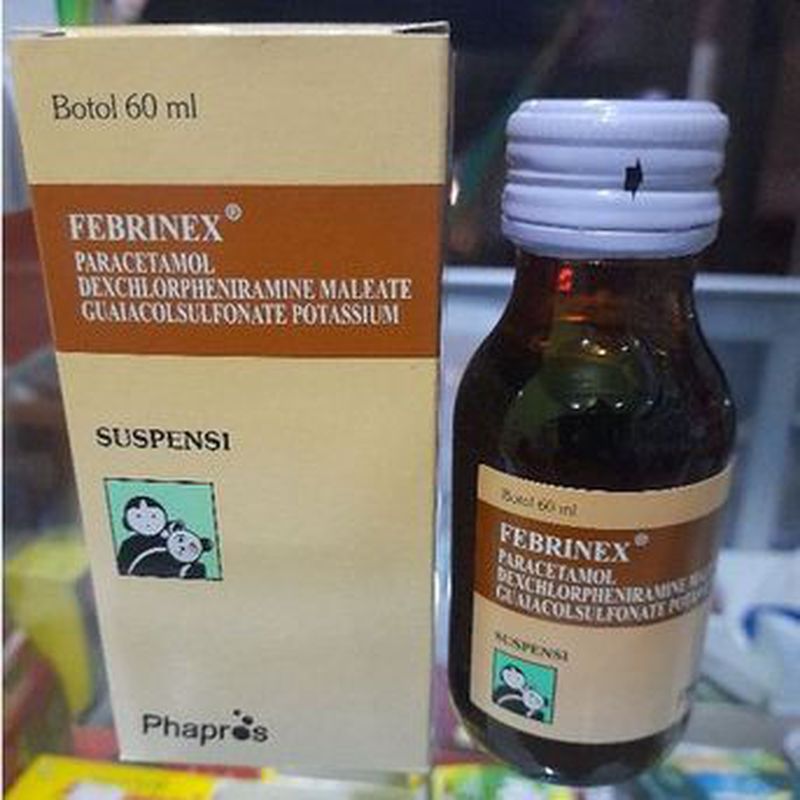 Jual Febrinex Syrup 60 ml - Obat Batuk Anak Rasa Cokelat | Shopee Indonesia