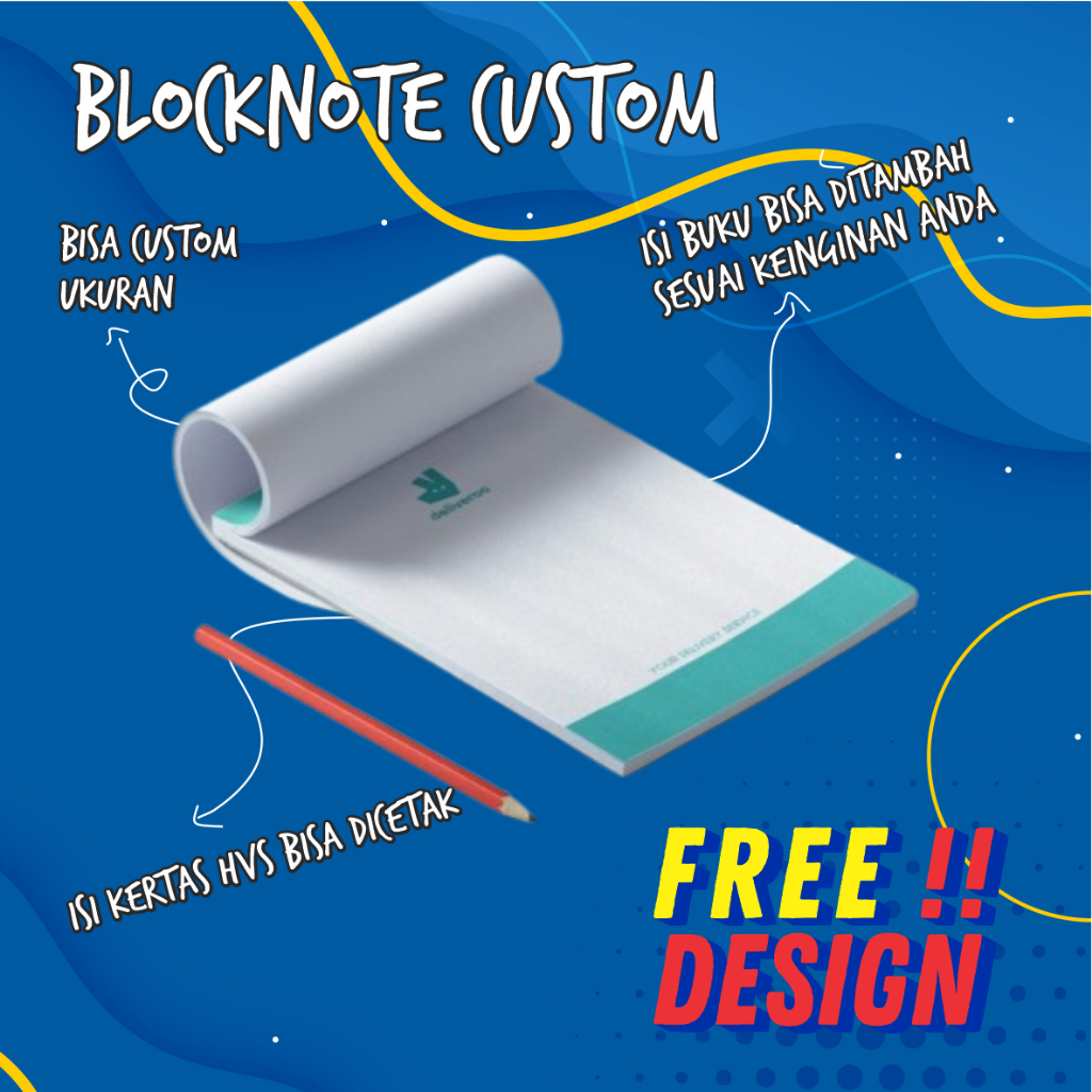 Jual Blocknote Block Note Notes Seminar MURAH (Bisa Custom, Free Design ...
