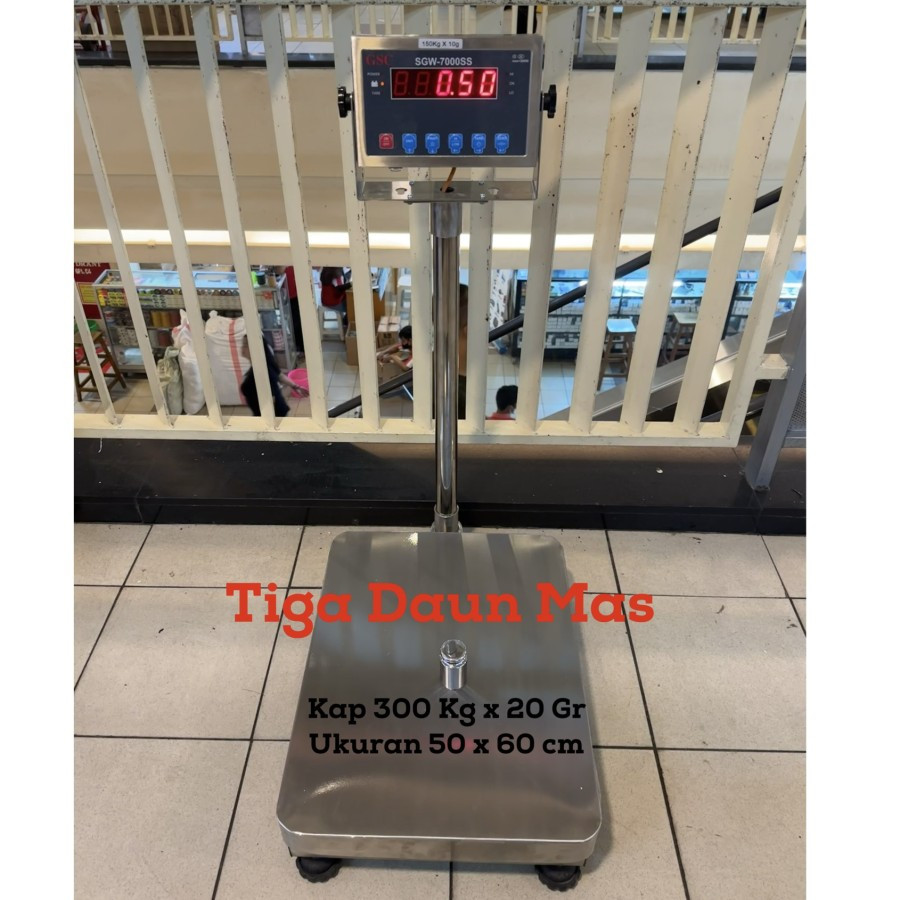 Jual Timbangan Tahan Air GSC SGW-7000SS 300 Kg Timbangan Waterproof 300 ...