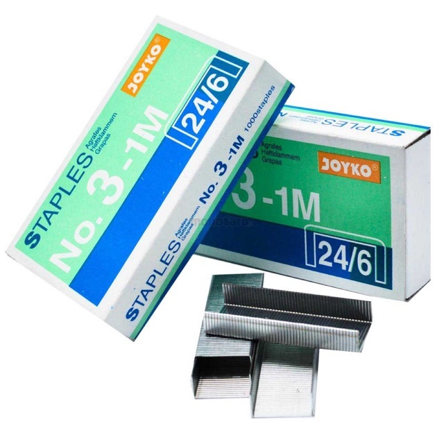Jual Joyko isi stapler / hekter no. 3 [ 24/6 ] | Shopee Indonesia