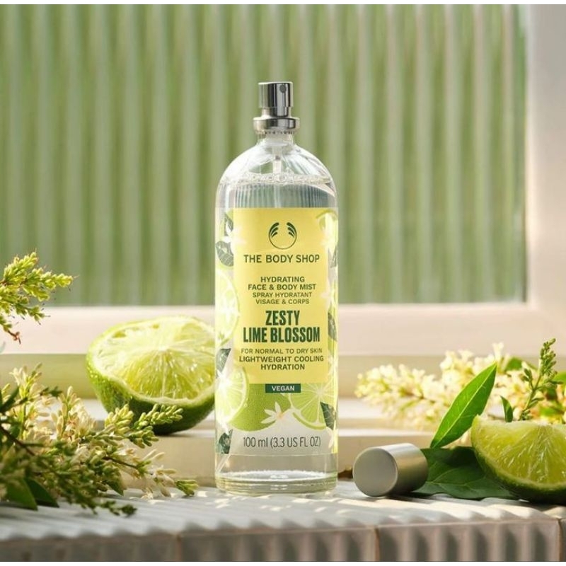 Jual The body shop Zesty Lime Blossom Mist 100ml | Shopee Indonesia