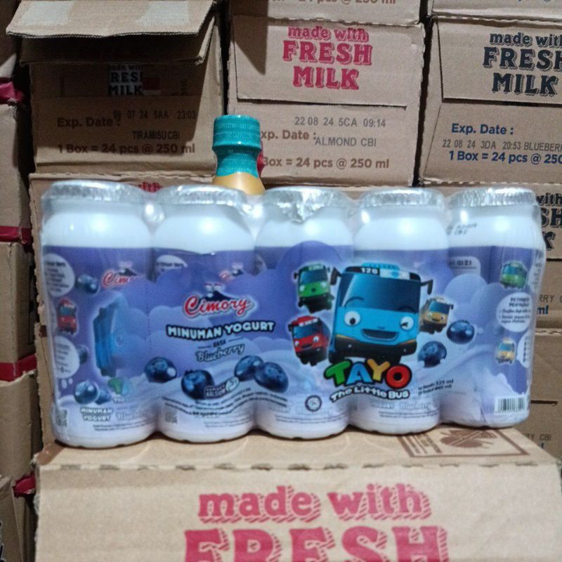Jual Cimory minuman yogurt blueberry 65ml perpack isi 5 pcs | Shopee ...