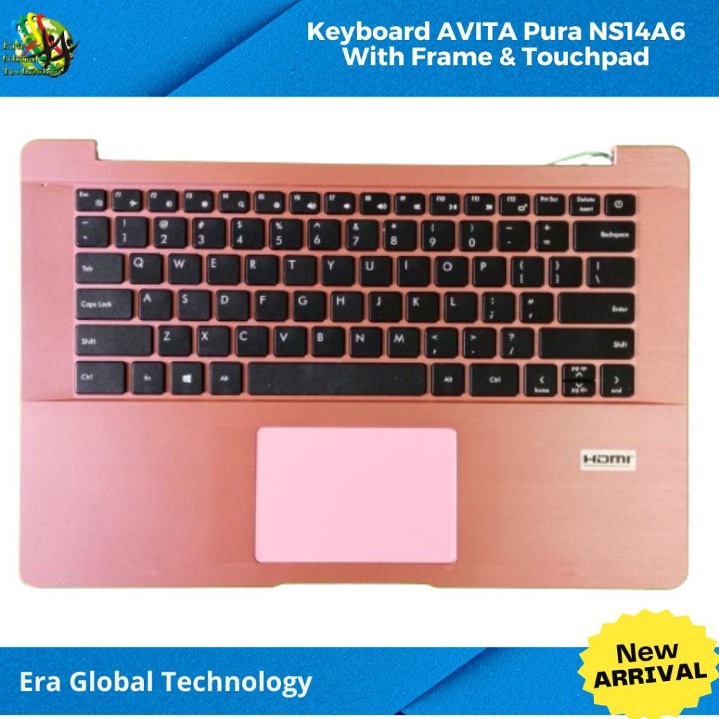 Jual Keyboard Laptop AVITA Pura NS14A6 With Frame & Touchpad | Shopee ...