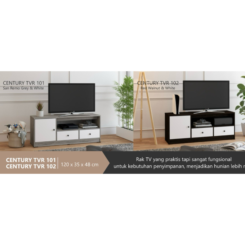 Jual Rak TV televisi minimalis modern lemari meja televisi century TVR ...