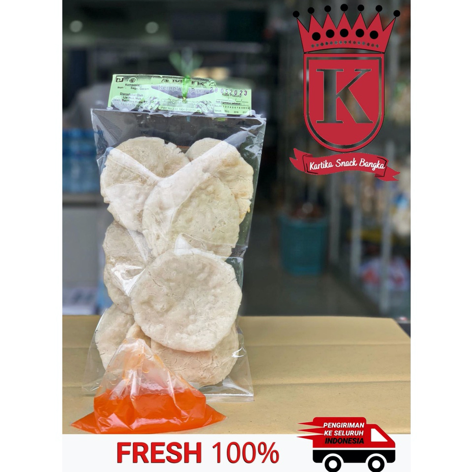 Jual Kemplang Goreng Pasir + Cuka Merah Khas Bangka | Shopee Indonesia