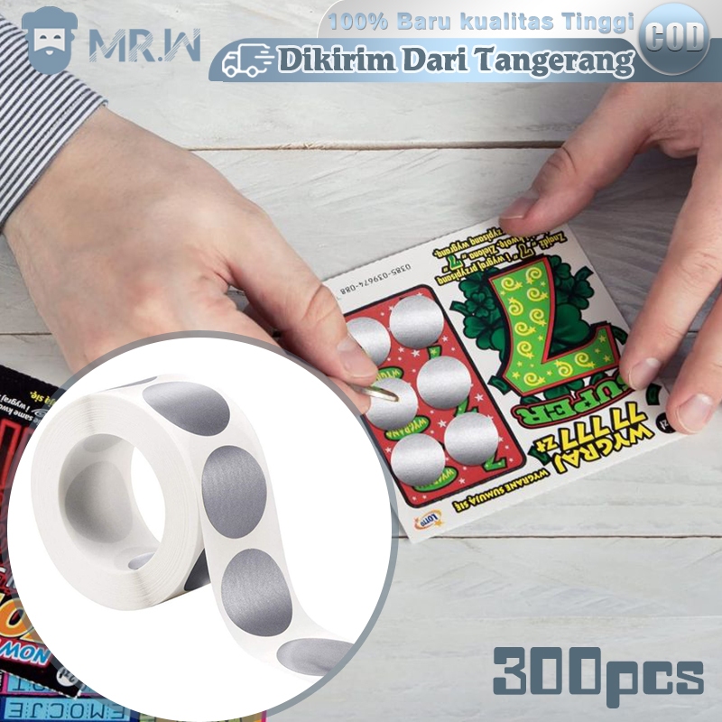 Jual Voucher Stiker Scratch 300pcs Stiker Label Gosok Voucher Scratch ...