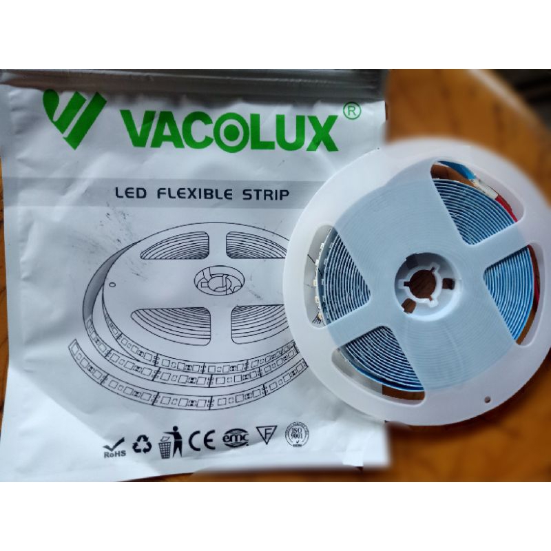Jual Lampu LED strip 5050 ip20 VACOLUX 5 meter (DC) | Shopee Indonesia