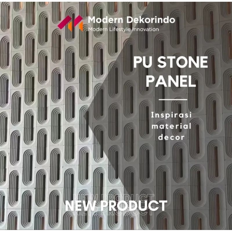 Jual Modern Dekorindo | PU Stone Panel Tebal 2.5cm | Panel Dinding ...