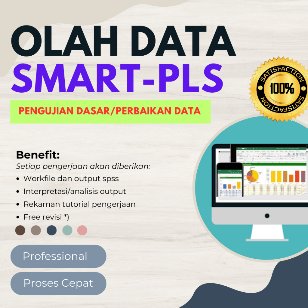 Jual OLAH DATA SMART-PLS, OLAH DATA SEM-PLS, OLAH DATA SEM, OLAH DATA KUANTITATIF SMART-PLS ...