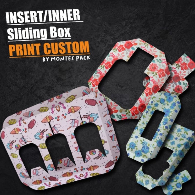 Jual INNER / INSERT BOX SLIDING | CUSTOM PRINT | insert slide box ...