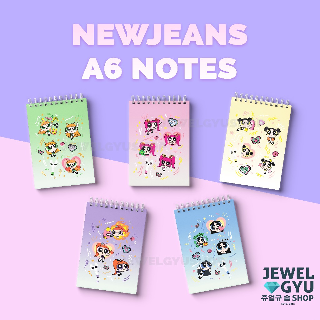 Jual New jeans A6 Spiral Notebook / Notes Spiral Atas Newjeans PPG ... Jual New jeans A6 Spiral Notebook / Notes Spiral Atas Newjeans PPG ...