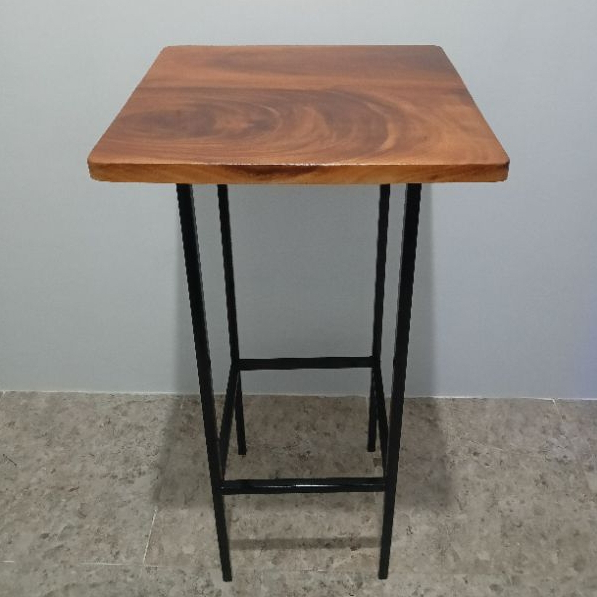 Jual Meja Industrial / Meja Handmade Besi Hollow Kayu Mahoni Tinggi ...