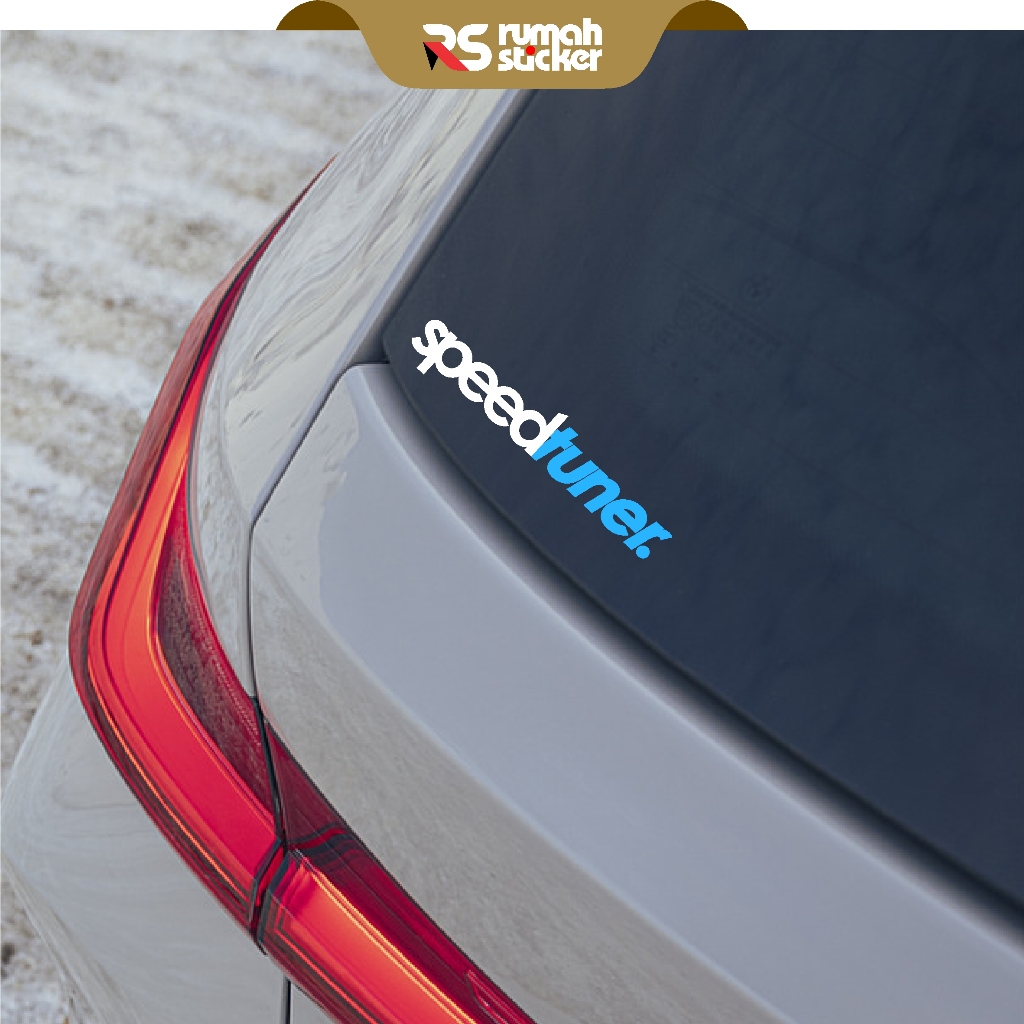 Jual Sticker Stiker Cutting Motor Mobil Speedtuner Speed Tuner Model 2 ...