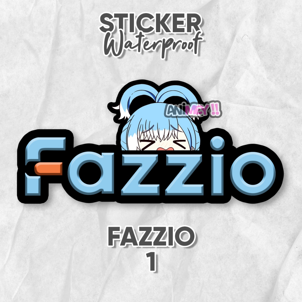 Jual Stiker Kobo Kanaeru Logo Fazzio / Stiker Anime Waterproof | Shopee ...
