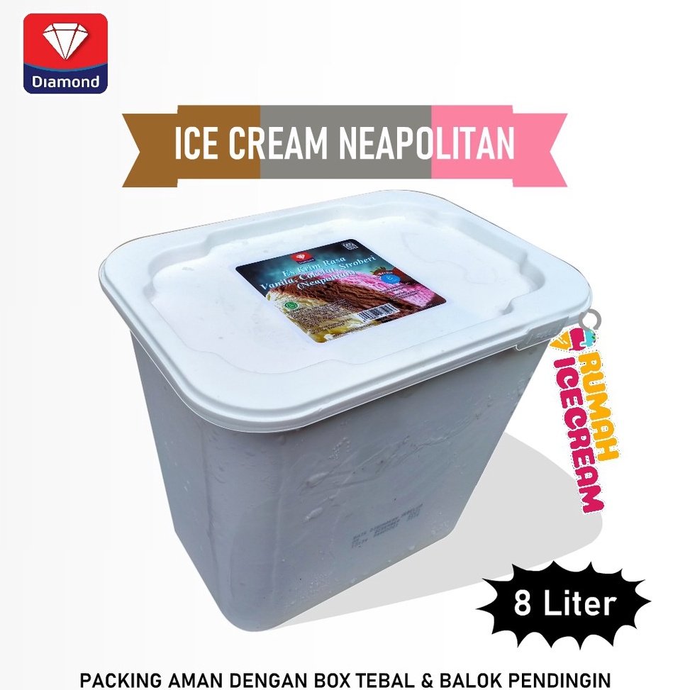 Jual GROSIR MURAH Ice Cream Es Krim 8 Liter Diamond | Shopee Indonesia