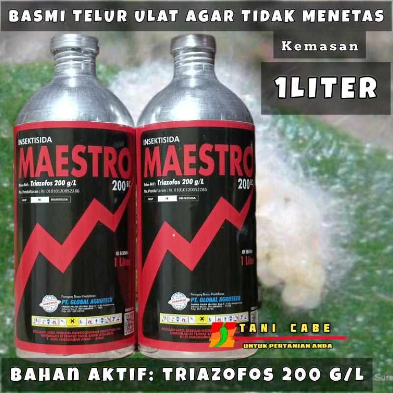 Jual INSEKTISIDA MAESTRO TRIAZOFOS KEMASAN 1 LITER | Shopee Indonesia