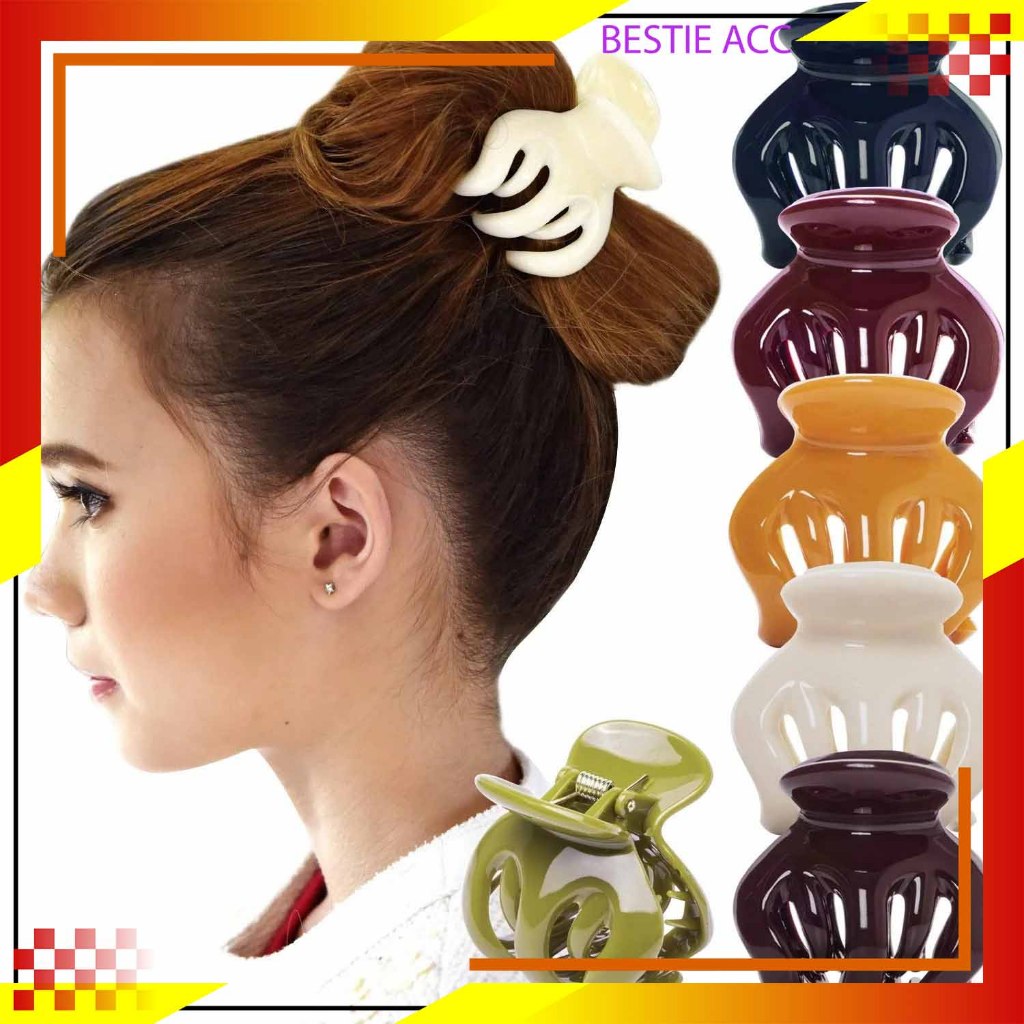 Jual BS | 5Cm - Jepit Rambut Jedai Cakar Original Anti Pecah Roche ...