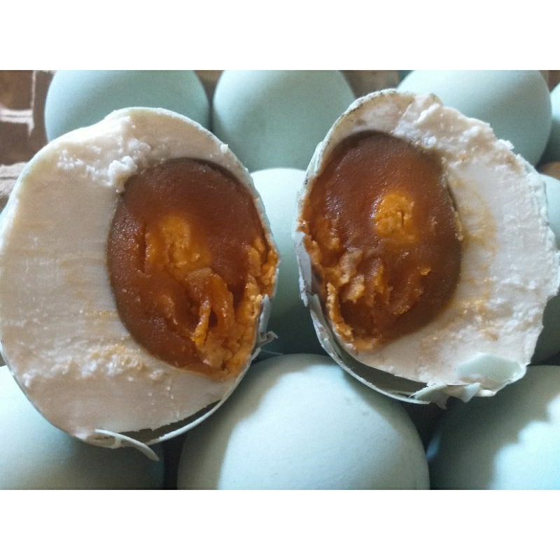 Jual paket telur asin en_en 10 butir fresh original proses alami ...