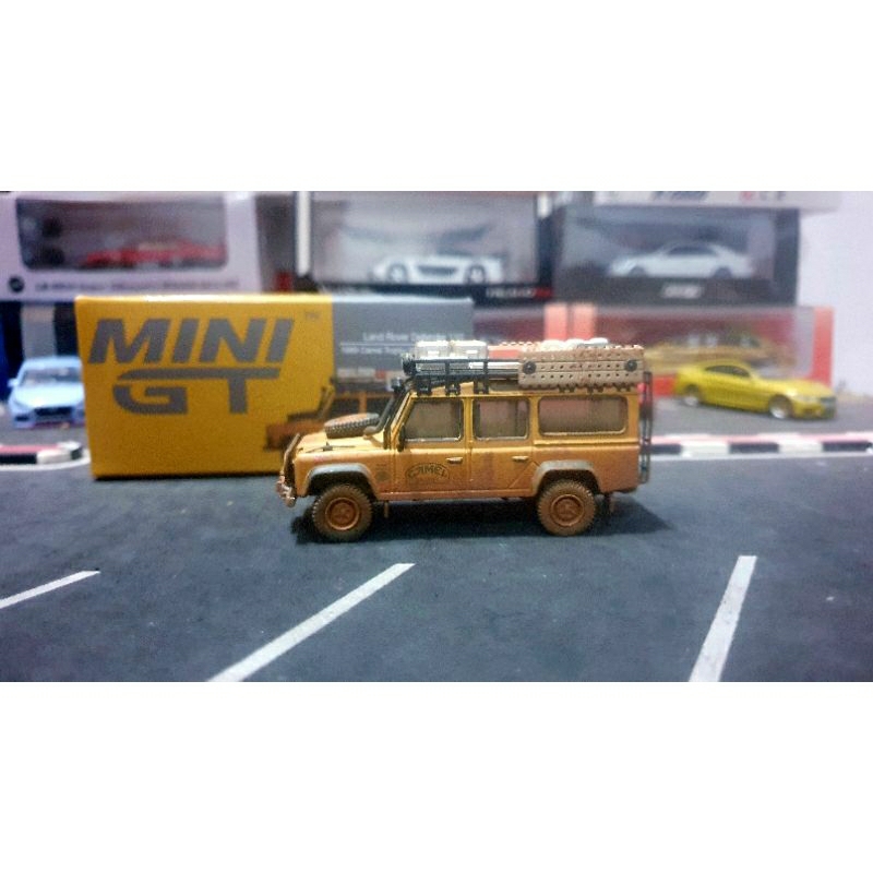 Jual Diecast Mini gt Land rover defender 110 camel dirty no 221 1:64 ...