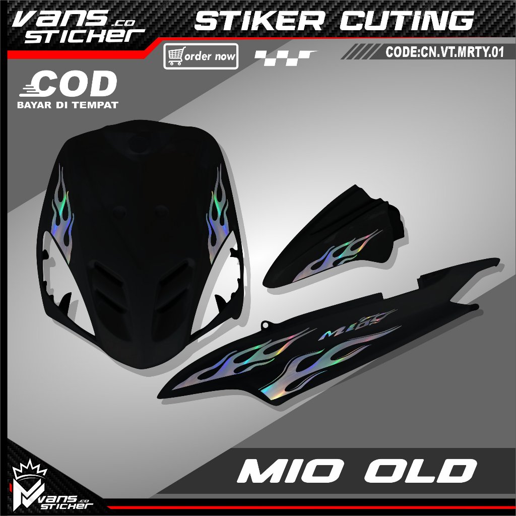Jual Cuting Stiker MIO SPORTY, MIO SMILE Striping stiker List variasi ...