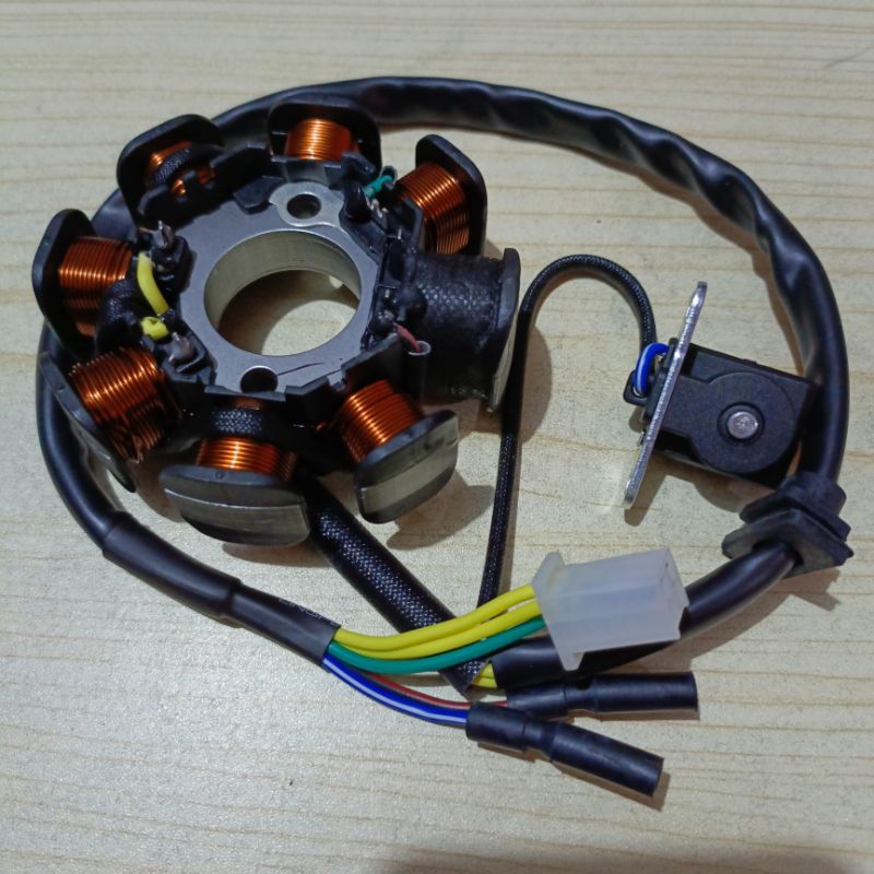 Jual SPULL STATOR ASSY ATV 150 CC MATIC GY6 HIGH QUALITY | Shopee Indonesia