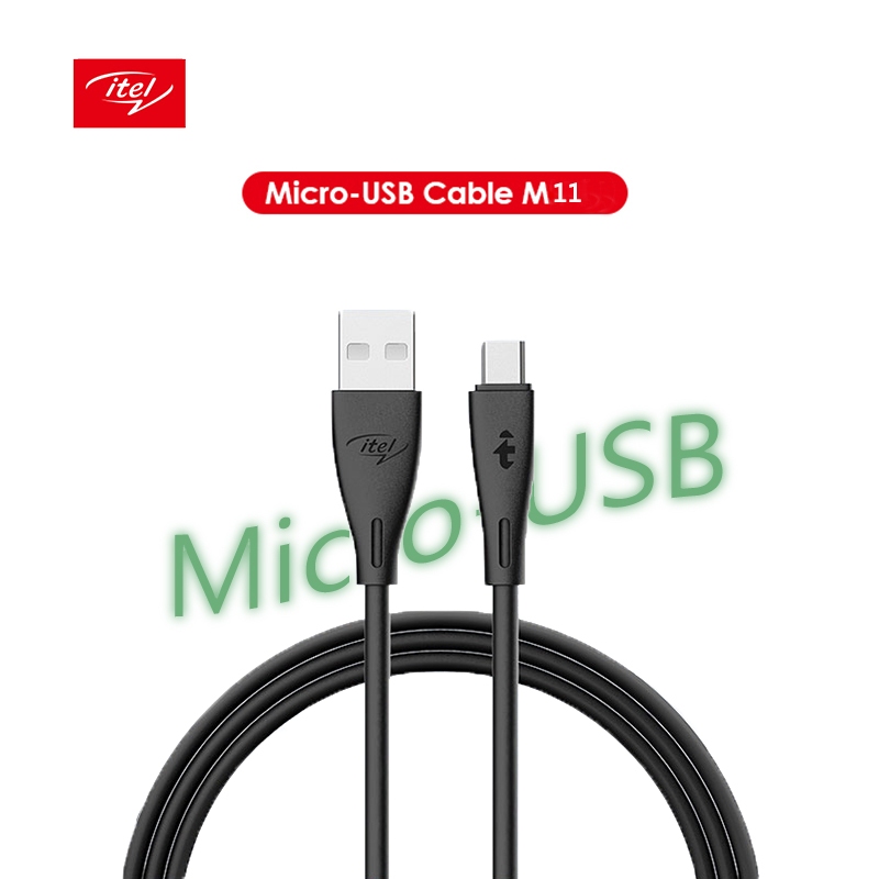 Jual Itel ICD-M11 Cable For micro usb Kabel Casan Kepanjangan 1M Fast ...