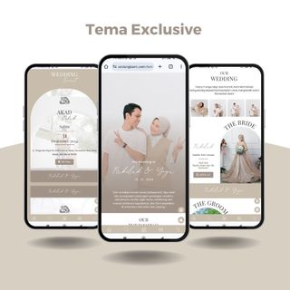 Jual Undangan Digital Pernikahan Tema Exclusive Undangan Website ...
