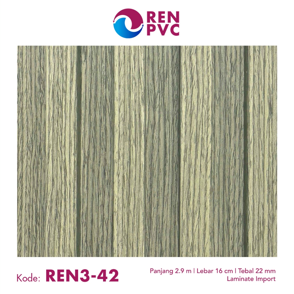 Jual REN PVC - Wall Panel WPC | 3D Wood Panel WPC 2CM | Shopee Indonesia