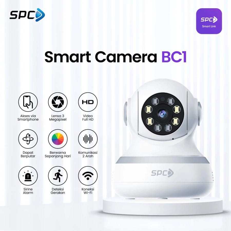 Jual IP CAM CCTV IP CAMERA WIFI SPC SMART BABYCAM BC1 Night Color ...