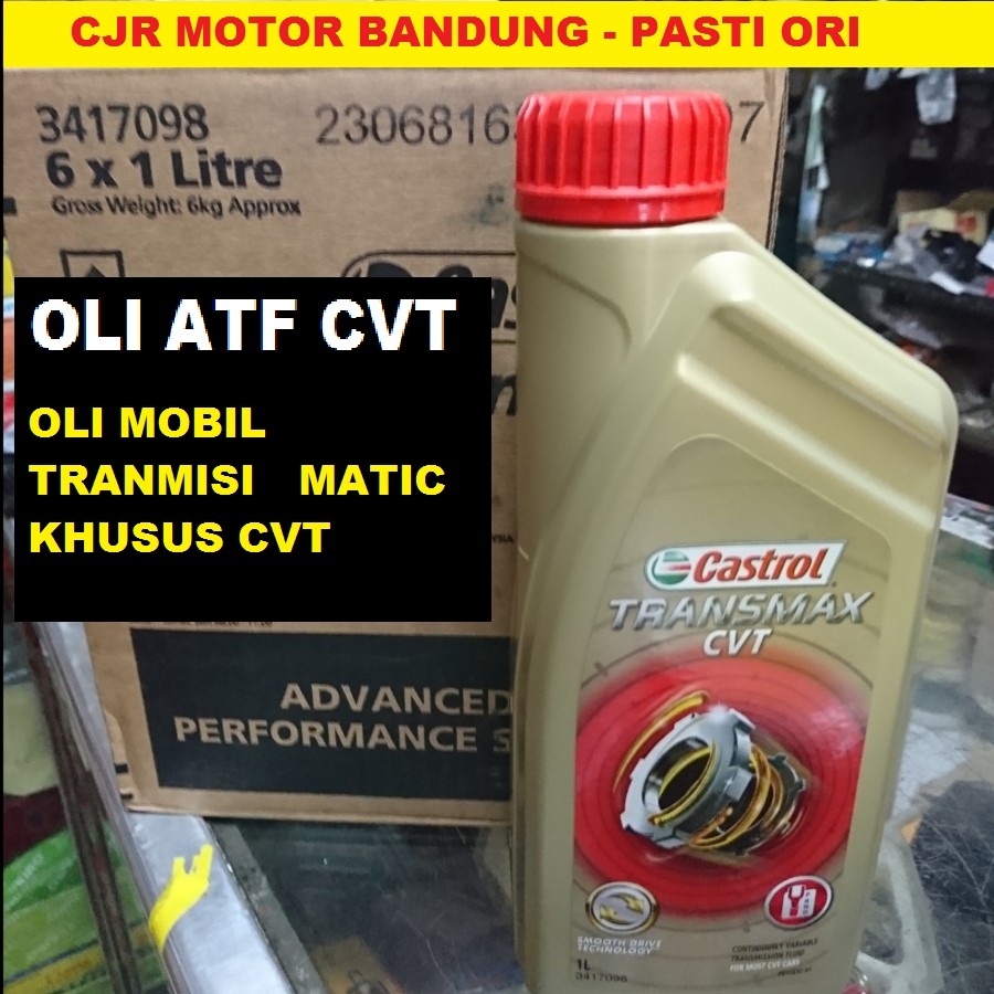 Jual Oli Castrol Transmax CVT 1L Oli ATF CVT Oli Mobil Transmisi Matic ...