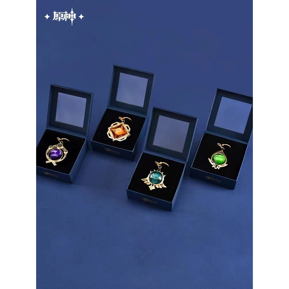 Jual [READY STOCK] official genshin vision pendant keychain genshin ...