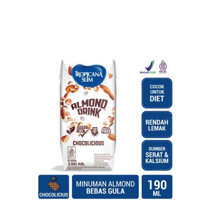 Jual TROPICANA Slim Almond Drink 190ML | Shopee Indonesia