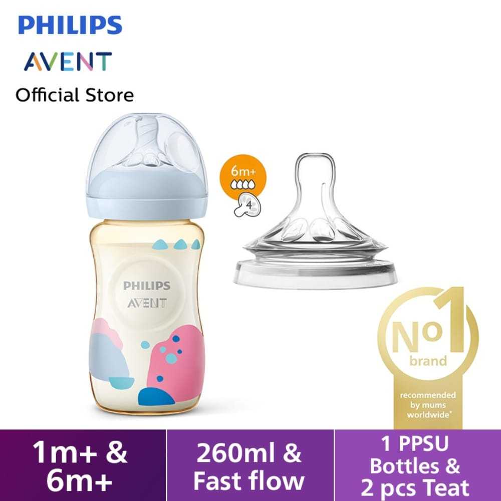 Jual Philips Avent Natural PPSU Twin Bottle 0M/1M+ Botol Bayi | Shopee Indonesia
